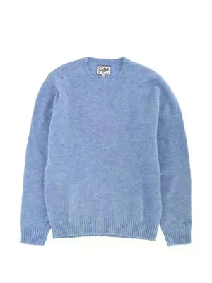MC2 SAINT BARTH Crew-neck Long Sleeve Sweater - Blue