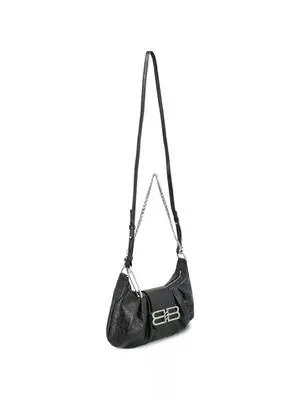 Balenciaga Small Pamela Shoulder Bag - Black
