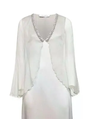 ALINA V-neck Embellished Maxi Dress