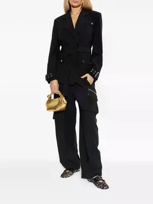 GANNI Notched-lapel Belted Jacket
