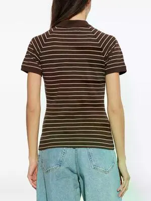 SAMSOE SAMSOE Samia Striped Polo Top