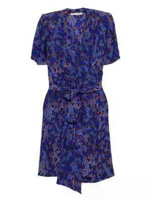 Saint Laurent 1980s Leopard-pattern Midi Dress