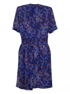 Saint Laurent 1980s Leopard-pattern Midi Dress