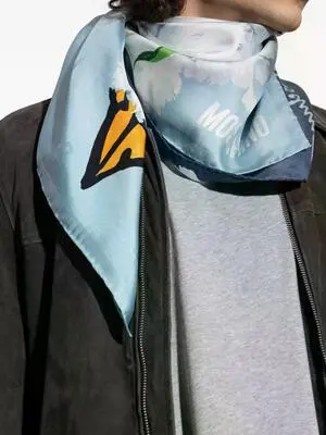 Moschino Goose Silk Scarf
