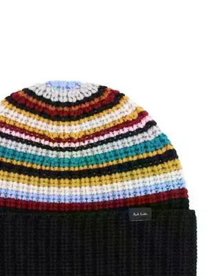 Paul Smith Striped Wool Beanie