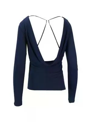 Elisabetta Franchi Round Neck Blouses