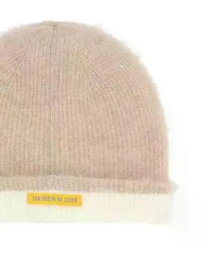 Guest In Residence Textured Two-tone Beanie