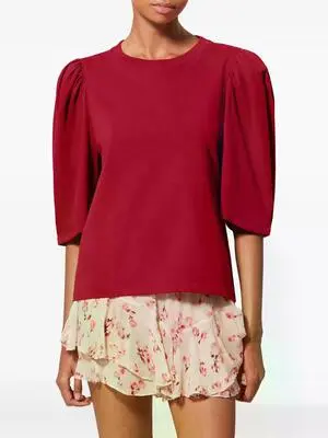 Isabel Marant Étoile Maeliss Tee Puffed Sleeve T-shirt - Red
