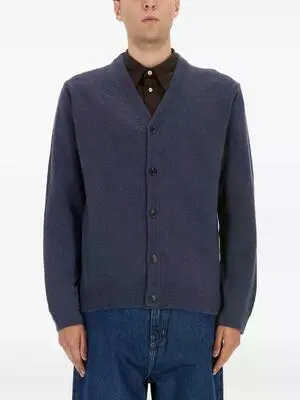 Paul Smith Buttoned V-neck Cardigan - Blue