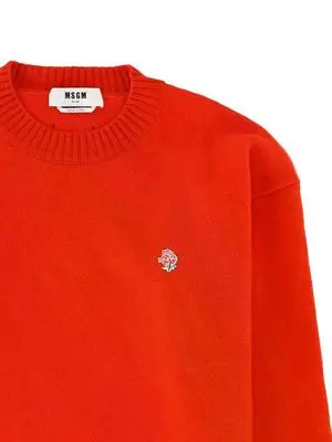 MSGM Crew-neck Sweater - Red