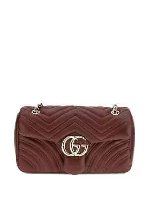 Gucci Gg Marmont Shoulder Bag - Red