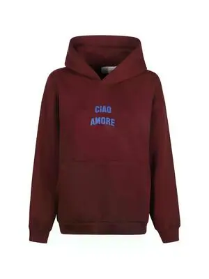 Giada Benincasa Logo Hoodie - Red