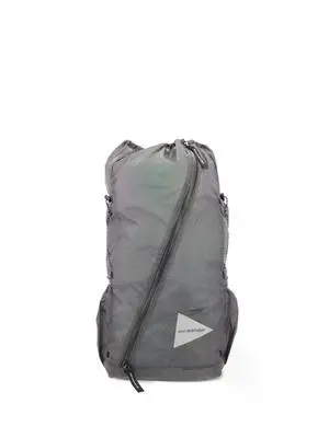 AND WANDER Zip-front Backpack - Grey