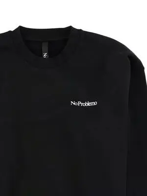 NO PROBLEMO Logo-detail Sweatshirt - Black