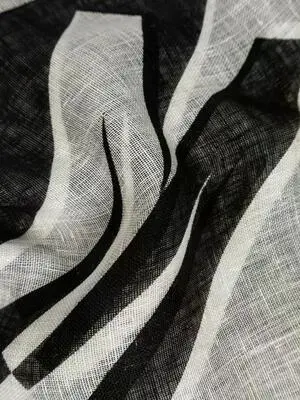 Moschino Logo-print Scarf - Black