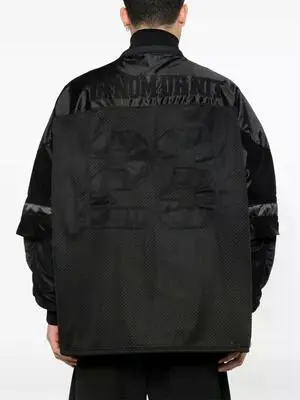 IH NOM UH NIT Panelled Perforated Jacket