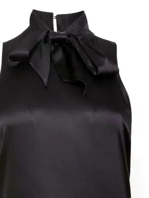 Fleur Du Mal Silk Blend Sleeveless Blouse
