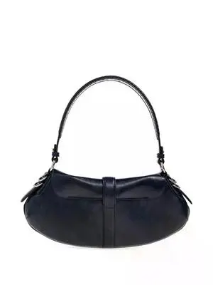 GANNI Logo-buckle Tote - Blue