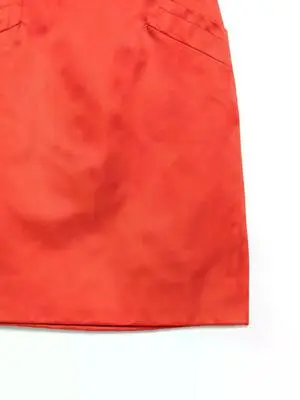 Saint Laurent 1987 Silk Midi Skirt