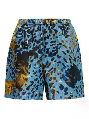 Fendi Falena Printed Shorts