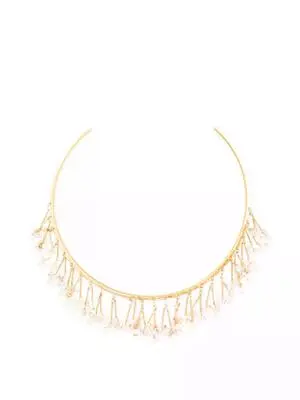 Isabel Marant Beaded Drop Necklace - Gold