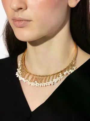 Isabel Marant Beaded Drop Necklace