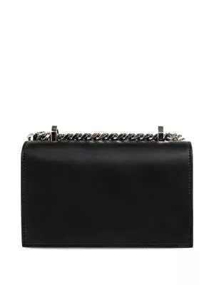 Alexander McQueen Jewelled Skull Chain Cross Body Bag - Black