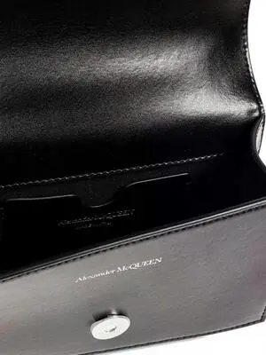 Alexander McQueen Jewelled Skull Chain Cross Body Bag - Black