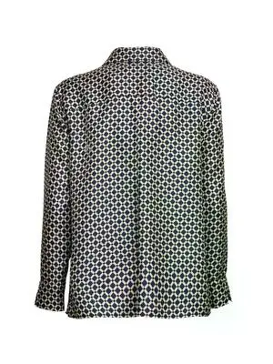 Max Mara Vittoria Geometric-print Shirt