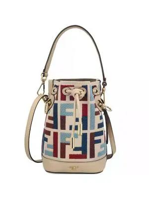 Fendi Embroidered Bucket Bags