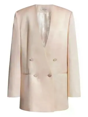 Alberta Ferretti Silk Double-breasted Blazer