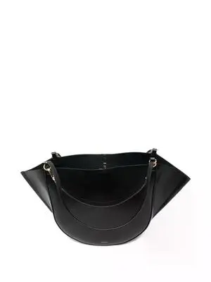 WANDLER Hortensia Handle Tote Bag - Black