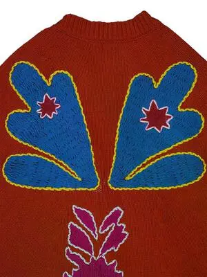 PAULA Hand-embroidered Fringe Cape