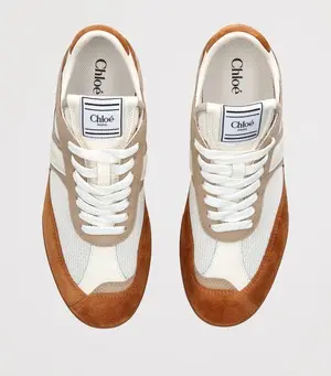 Chloé Leather Kick Low-top Sneakers - Brown