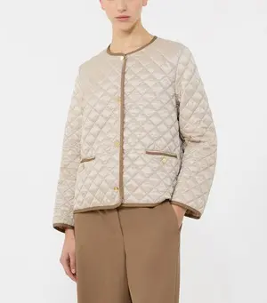 Max Mara Quilted Bello Jacket - Beige