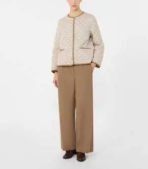 Max Mara Quilted Bello Jacket - Beige