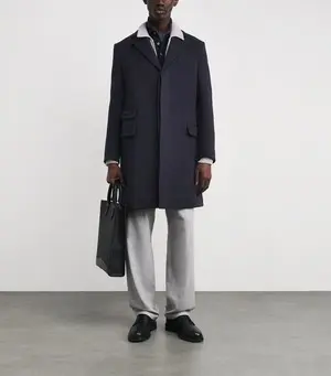 Ralph Lauren Purple Label Kent Wool-blend Overcoat