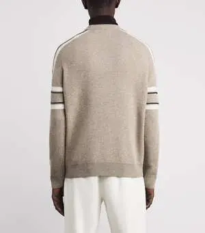 Fusalp Wool-cashmere Striped Pullover Sweater