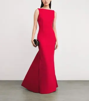 Safiyaa Sloane Crepe Gown