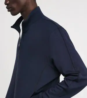 Canali Wool Zip-up Sweatshirt