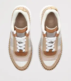 Chloé Nama Runner Sneakers - Brown