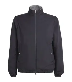 Herno Reversible Zip-up Jacket - Navy