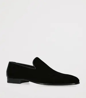 Magnanni Velvet Venetian Loafers