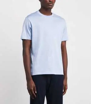 Paul & Shark Cotton-silk Stripe T-shirt - Blue