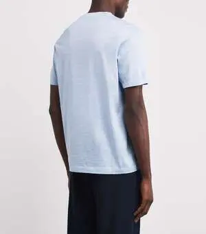Paul & Shark Cotton-silk Stripe T-shirt - Blue