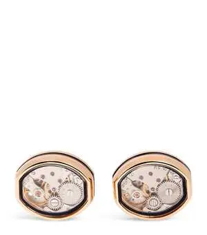 Tateossian Skeleton Cufflinks - Rose Gold