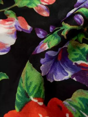 Moschino Floral-print Silk Scarf