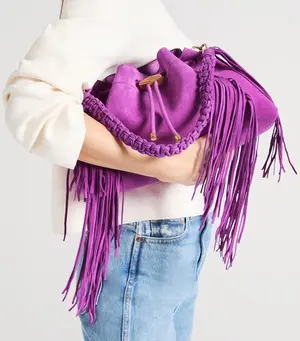 JIMMY CHOO Medium Cinch Bucket Bag