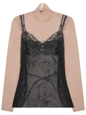 Balenciaga Top "lingerie - Black