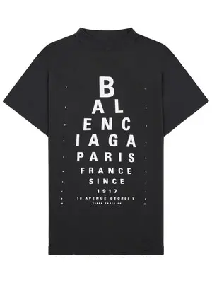 Balenciaga T-shirt With Print - Black